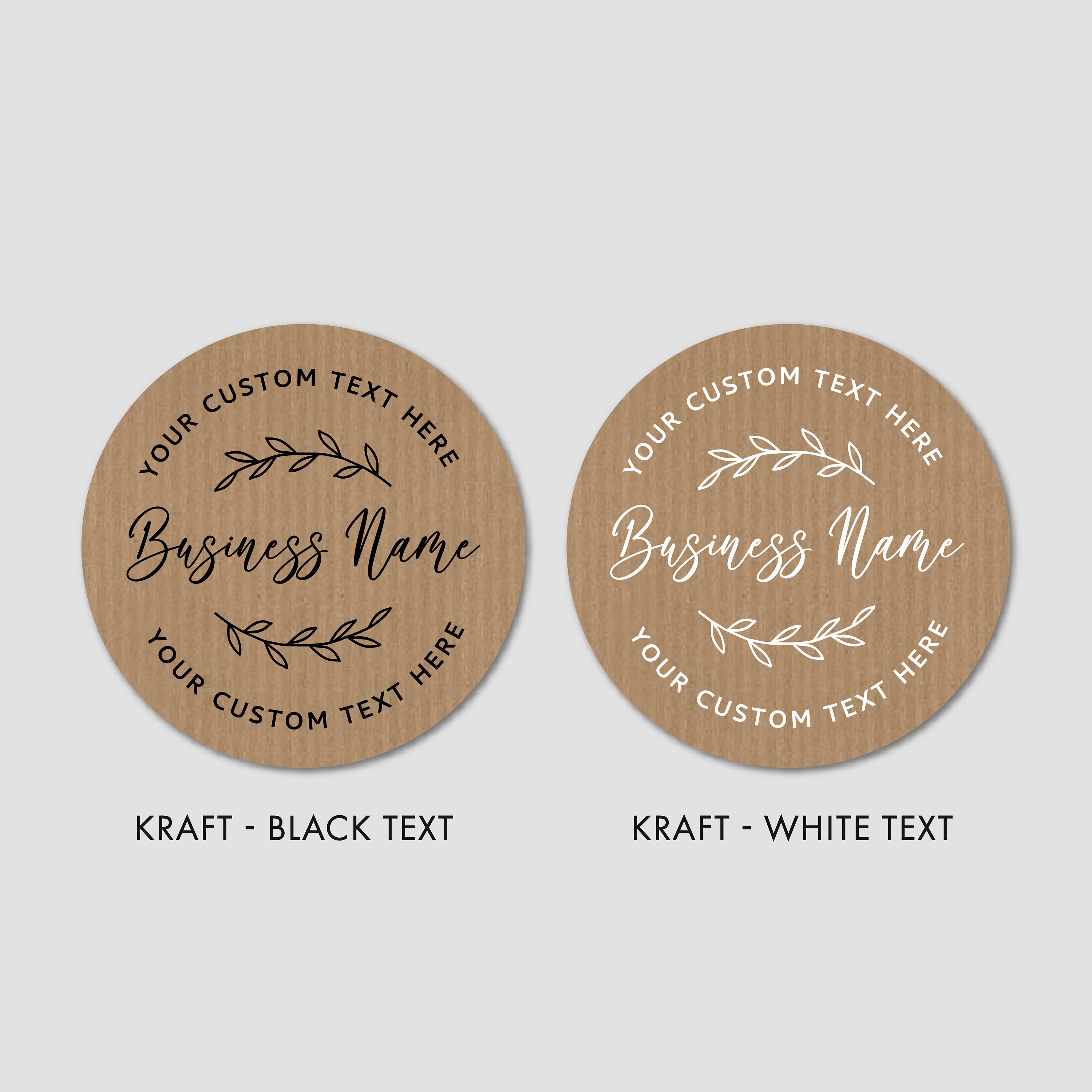 Custom Business Logo Branding Clear Stickers Labels Clear - Etsy