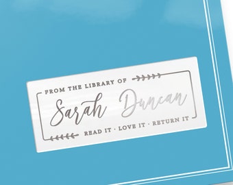 Book Name Stickers - Etsy