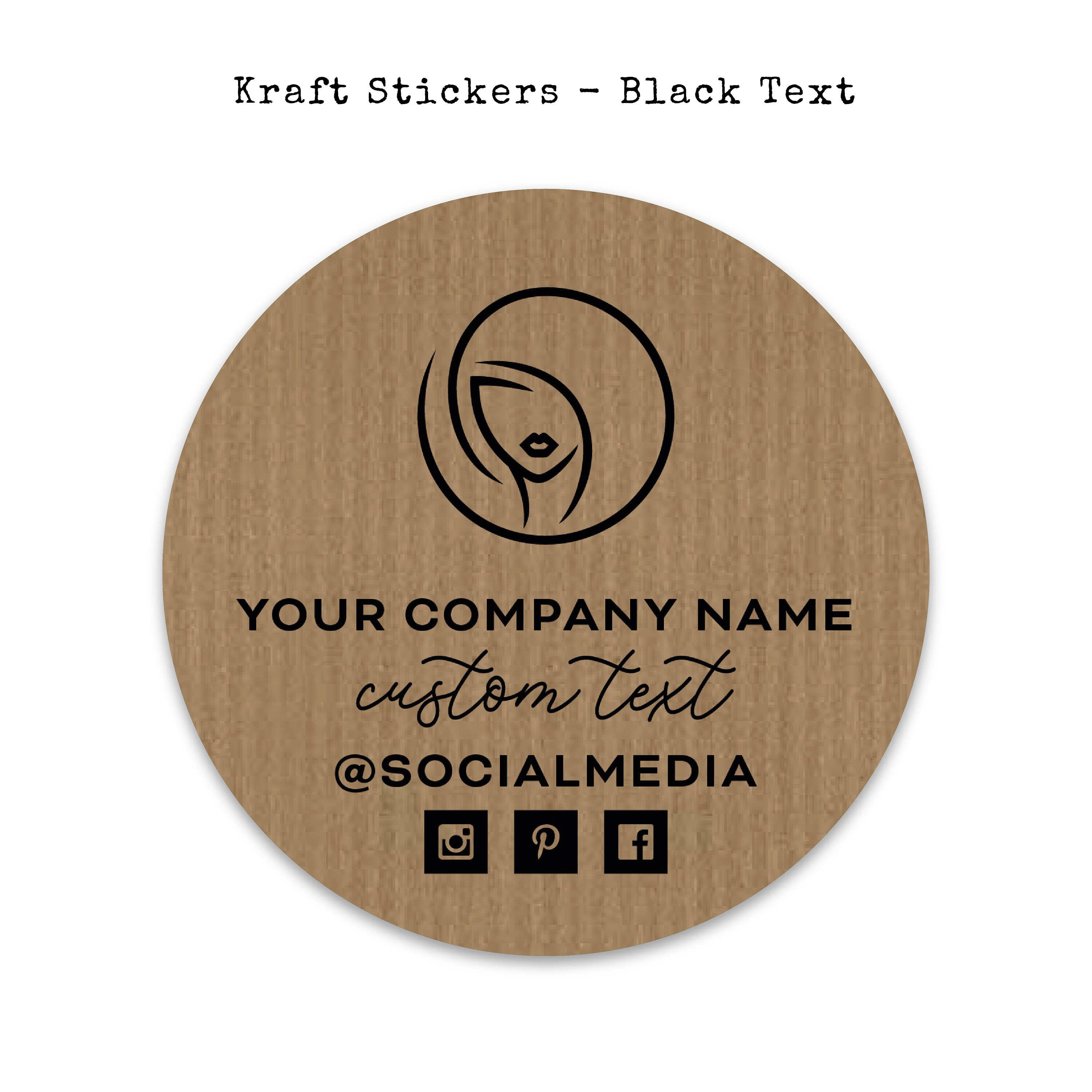 Custom Product Label Stickers Personalized Business Labels Etsy
