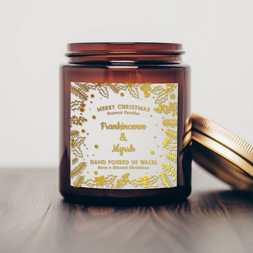 Candle Label Design Candle Branding Candle Sticker Labels, Homemade ...