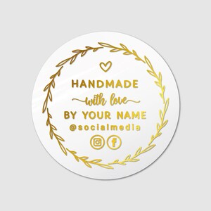 Custom Product Label Stickers, Personalized Business Labels, Logo ...