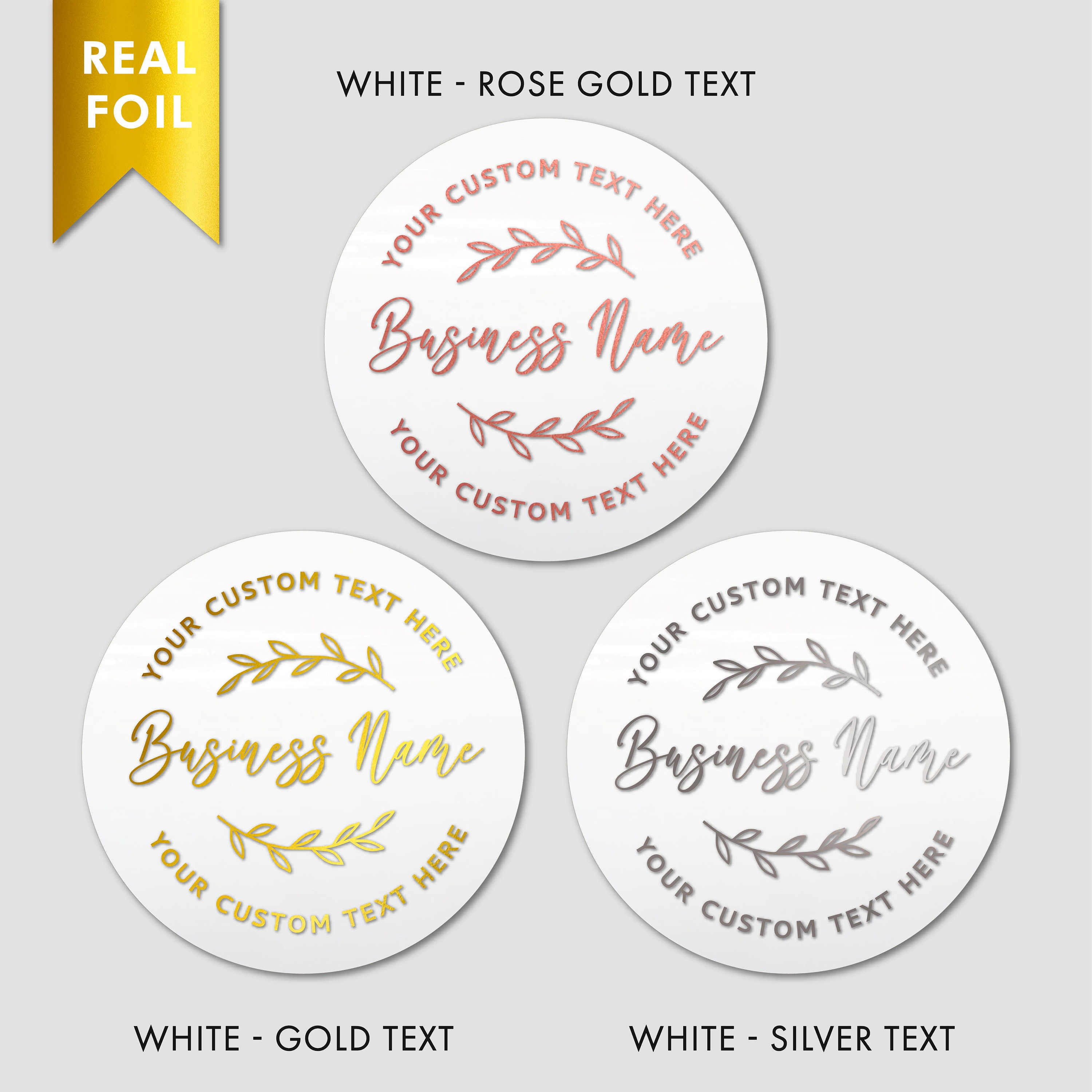 Custom Business Logo Branding Clear Stickers Labels Clear - Etsy