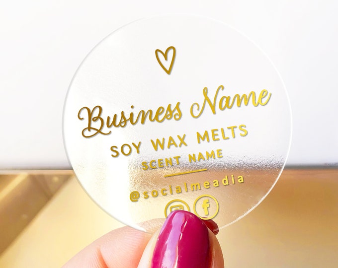 Transparent Stickers Custom Clear Stickers Custom Labels Custom Round ...