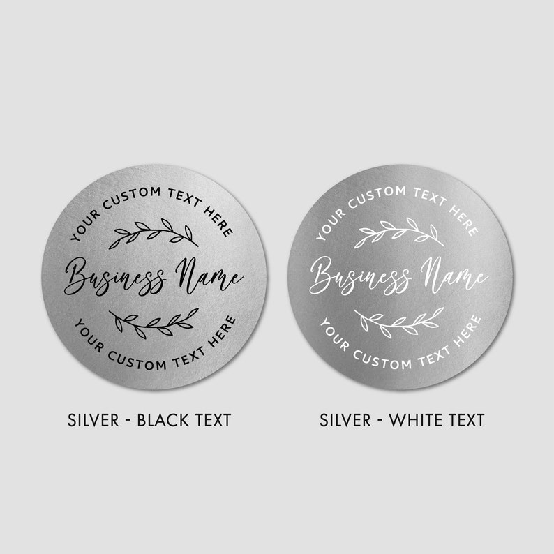 Custom Business Logo Branding Clear Stickers Labels Clear - Etsy