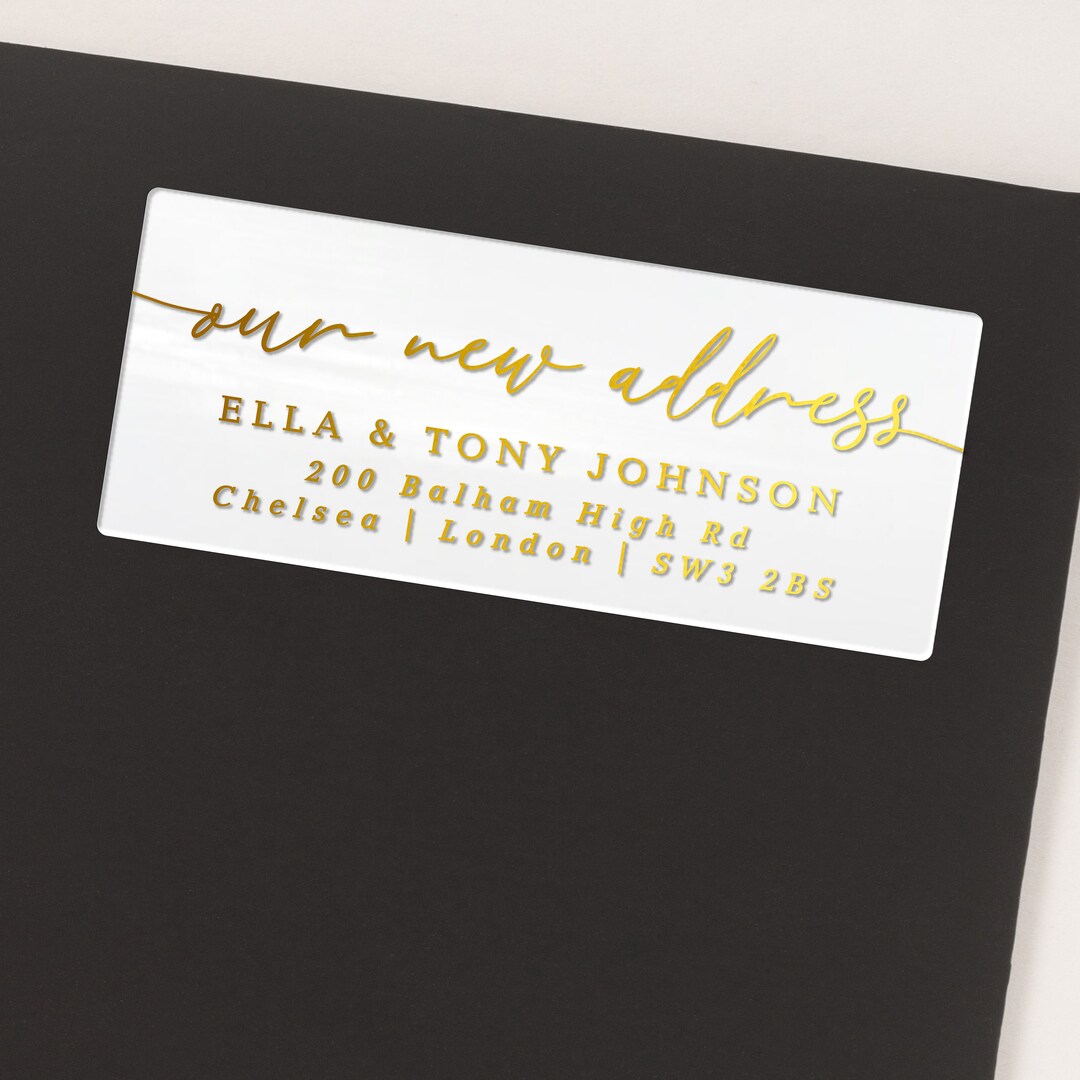 Return Address Labels Stickers Wedding Return Address Stickers ...