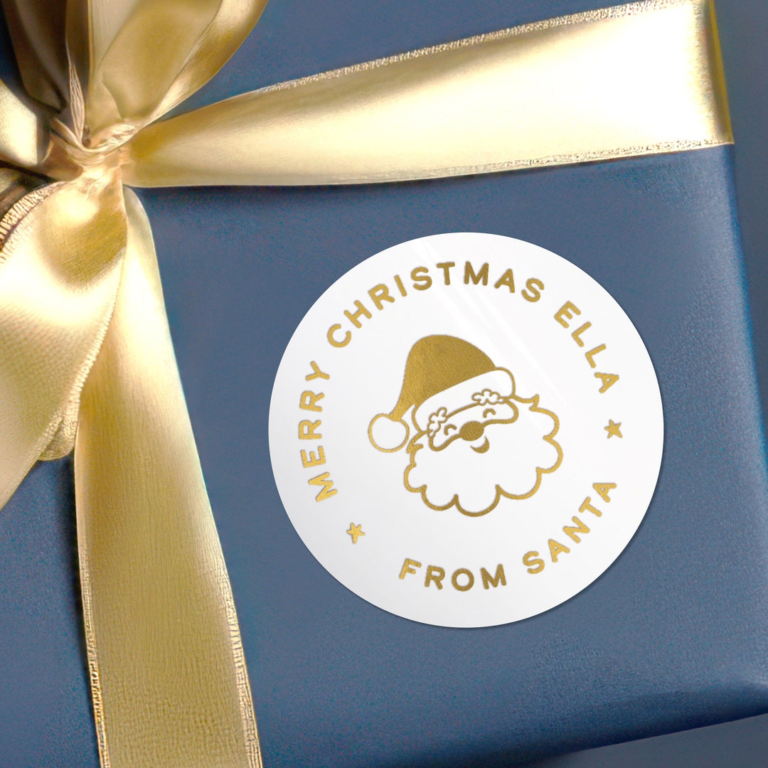 Christmas Stickers Personalized Custom Christmas Labels - Etsy