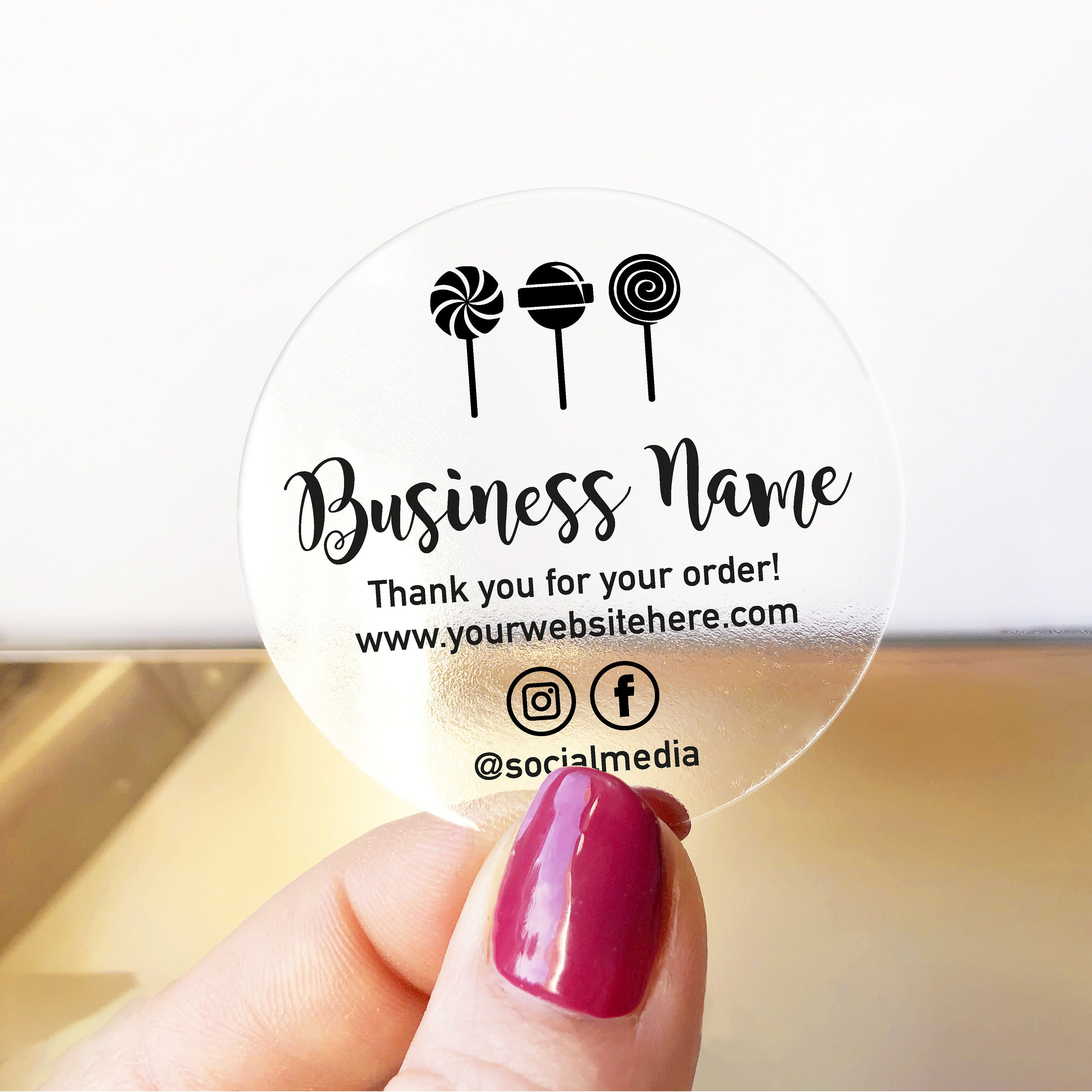 Custom stickers decal name sticker labels sheet Round | Etsy