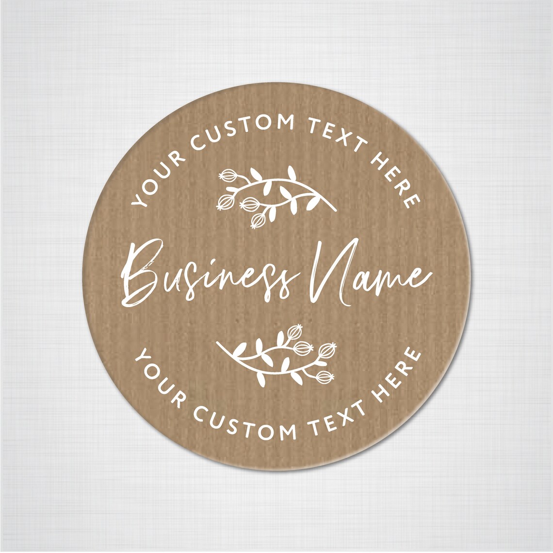 Custom business logo branding clear stickers labels Clear | Etsy