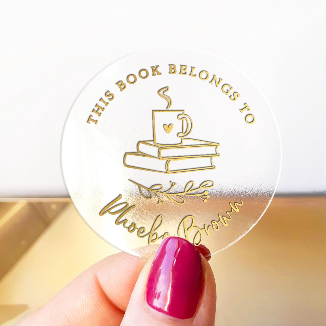 Book Labels for Home Library, Book Labels for Teachers Gift, Book ...