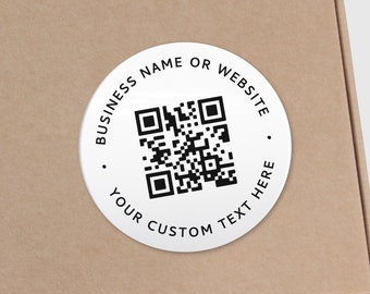 Custom Stickers Qr Code - Etsy