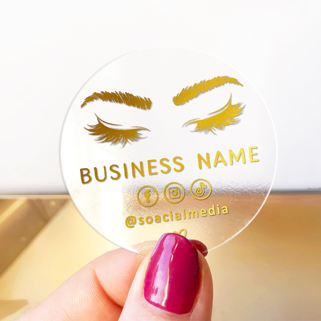 Custom Eyelash Business Logo Labels Design Lash Packaging Logo Lash ...