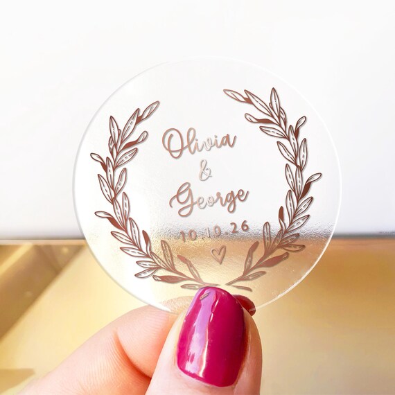 Pegatinas Con Monogramas Para Bodas Plantillas De Stickers Para Boda