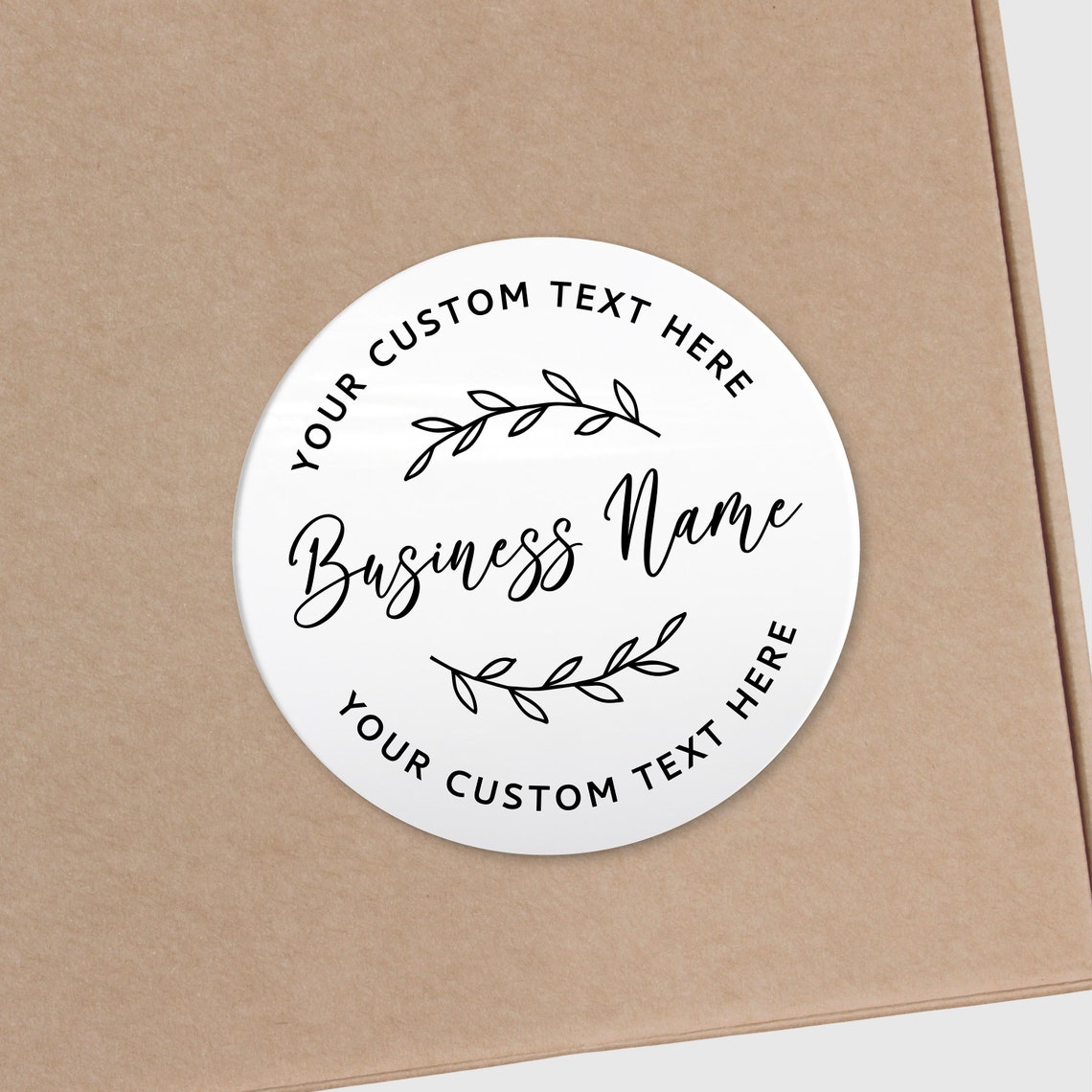 Custom Business Logo Branding Clear Stickers Labels Clear - Etsy