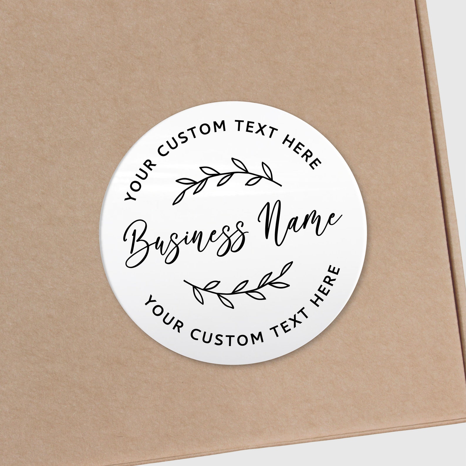 Custom Business Logo Branding Clear Stickers Labels Clear - Etsy