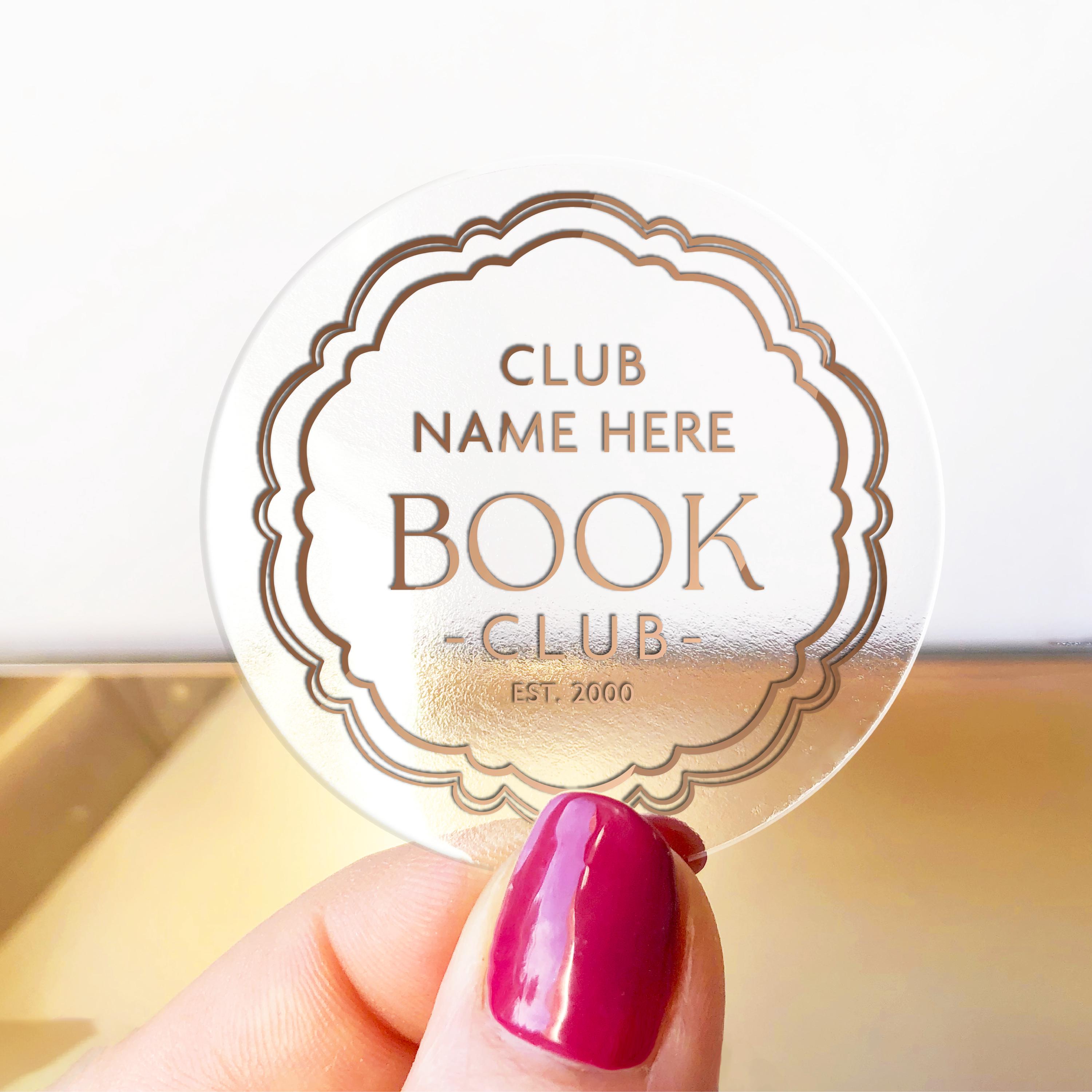 Book Stickers for Libraries, Book Stickers Custom Text, Book Name ...