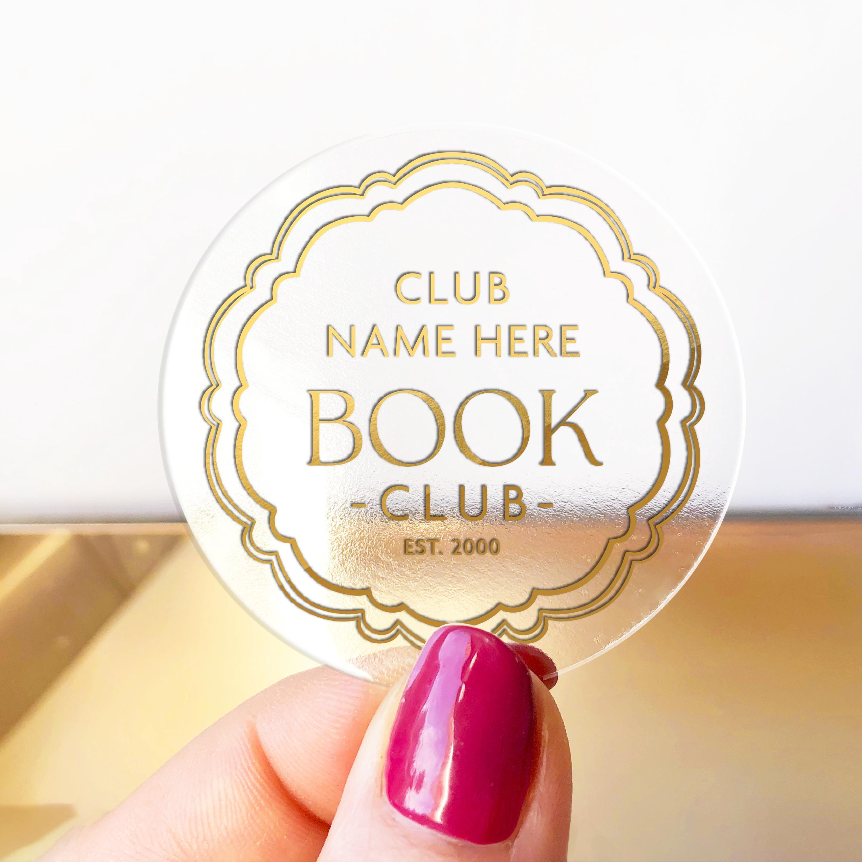 Book Stickers for Libraries, Book Stickers Custom Text, Book Name ...