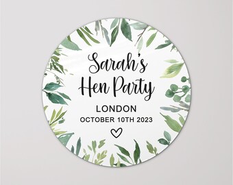 Hen Party Labels - Etsy