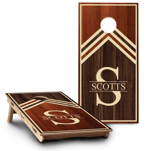 Monogram Cornhole - Etsy