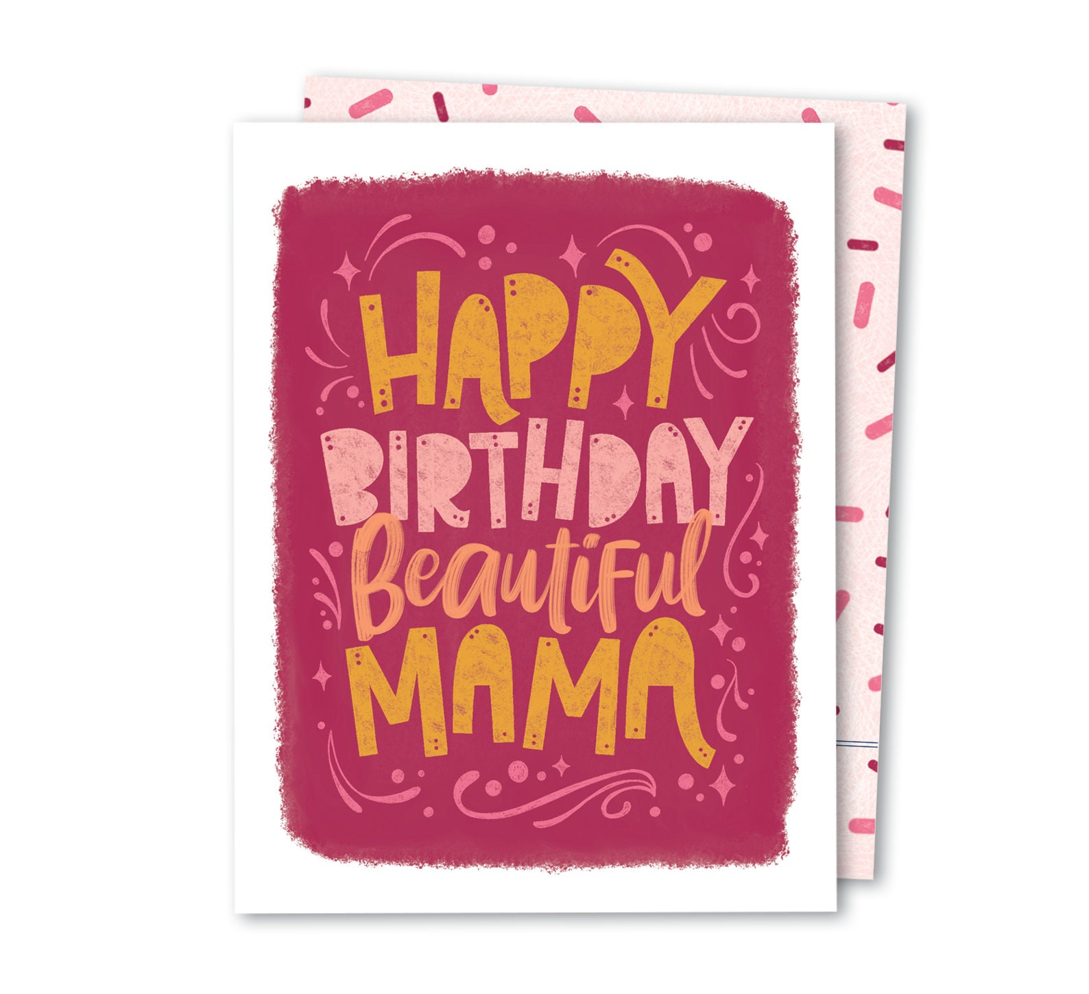 Happy Birthday Beautiful Mama | Mom Birthday | Beautiful Birthday Card ...
