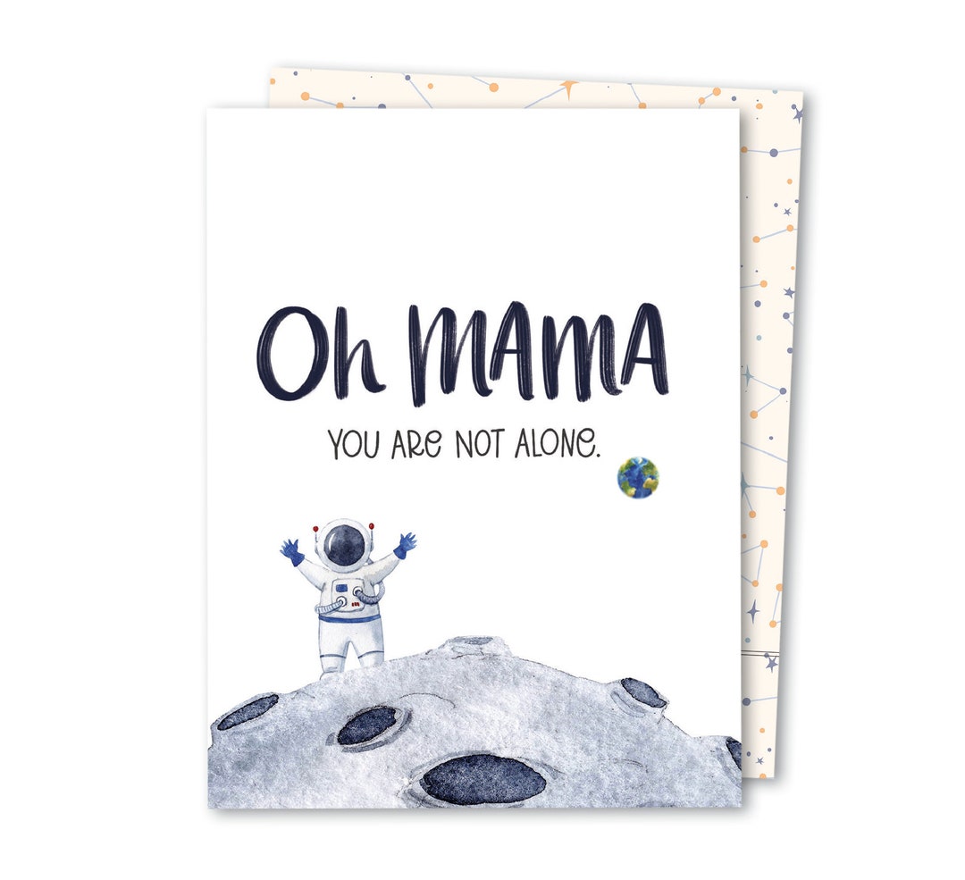 Oh Mama You Are Not Alone | Miscarriage Support Card | New Mom ...