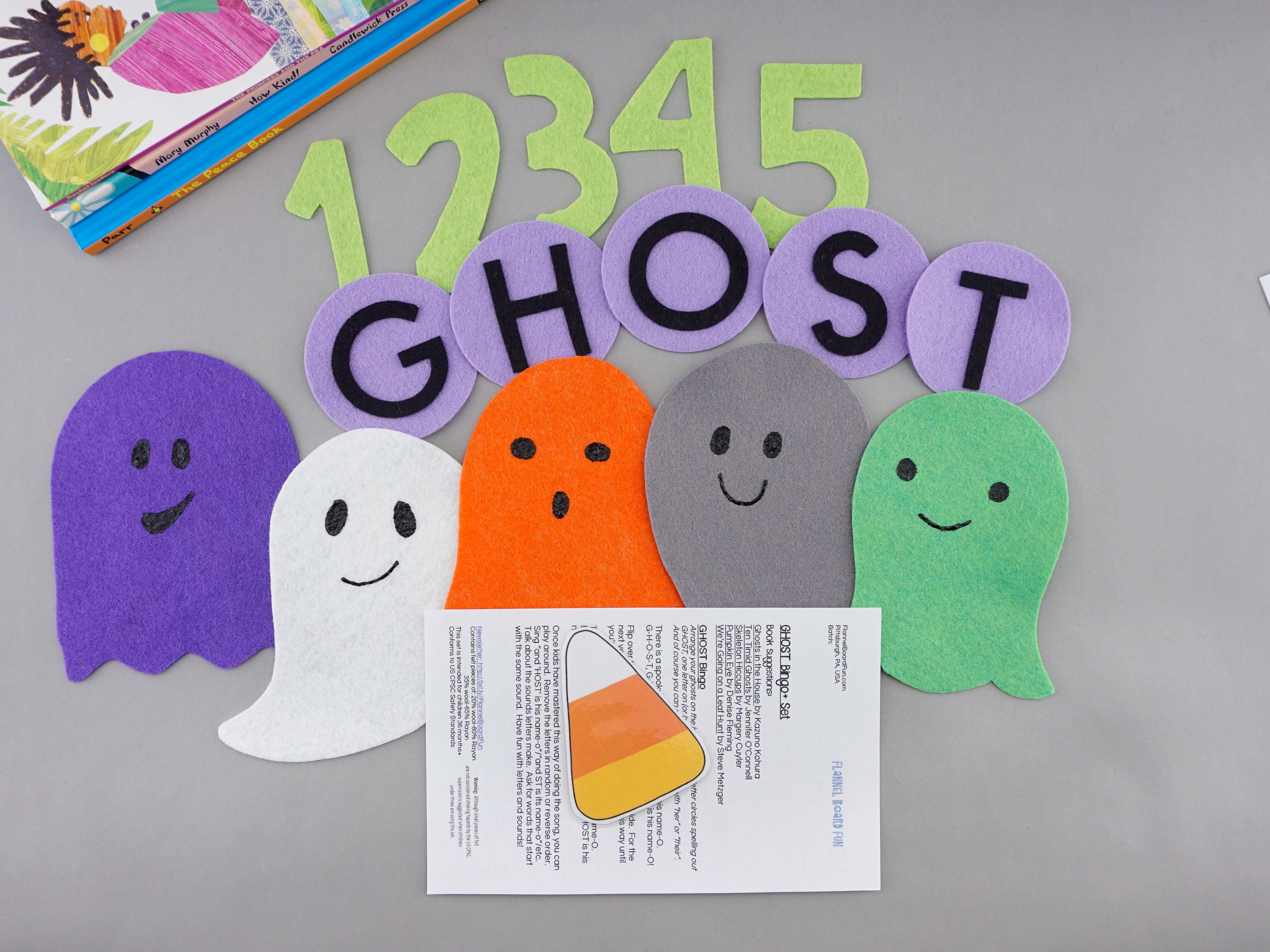 4-in-1 Halloween Felt Story 4 Felt Board Stories: Halloween | Etsy