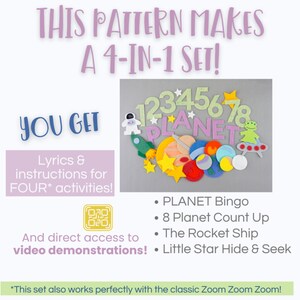 PDF Pattern Bundle of 7 Felt Board Circle Time Patterns | Rainbow Stew ...