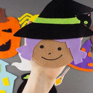 4-in-1 Halloween Felt Board Story Holiday Circle Time Set, Preschool ...