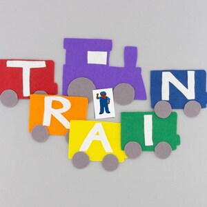 Train Felt Board Set: Circle Time Song & Early Literacy - Etsy