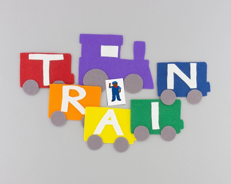 Train Felt Board Set: Circle Time Song & Early Literacy - Etsy