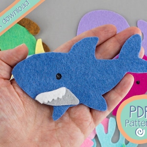 Ocean Felt Board Story Pattern: Under the Sea Circle Time (PDF Pattern ...