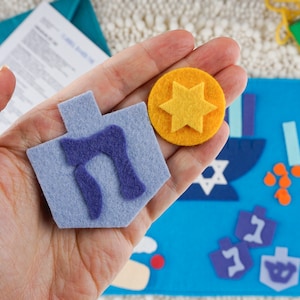 Hanukkah or Chanukah Felt Menorah Toy for Kids, Jewish Holiday 3 Year ...