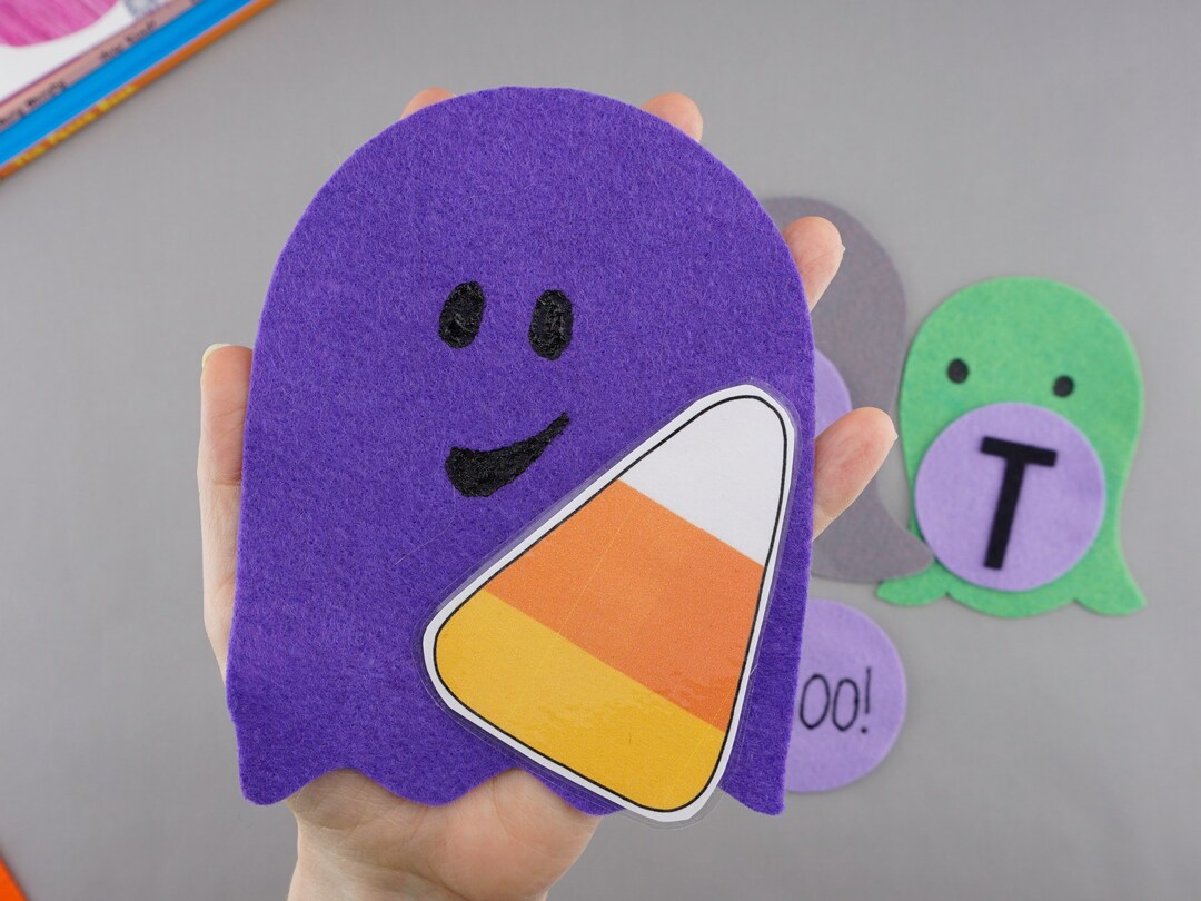 4-in-1 Kids Halloween Felt Board Ghosts for Preschool Homeschool ...