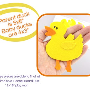 5 Little Ducks 4-in-1 Felt Board Song for Library Storytime Preschool ...