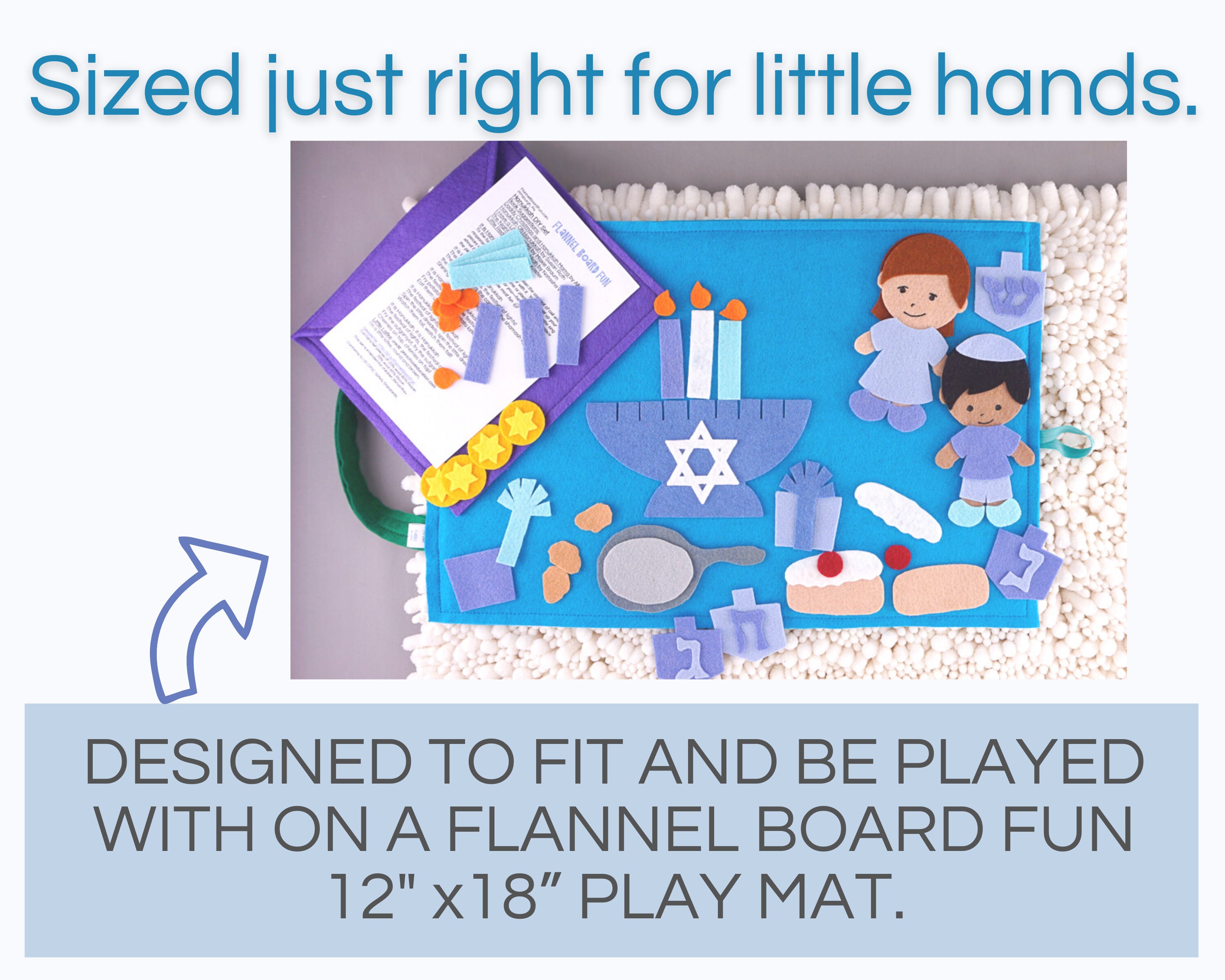 Hanukkah or Chanukah Felt Menorah Toy for Kids Jewish Holiday - Etsy Canada