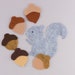 4-in-1 Squirrel Acorn Felt Board Story Rhyme Preschool - Etsy