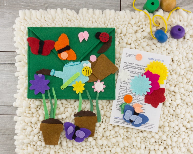 Butterfly & Flower Garden Creative Toy Montessori Preschool - Etsy