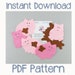 PDF Pattern for Muddy & Clean Pigs Felt Board or Flannel Board Circle ...
