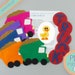 Truck Bingo Felt Board Pattern: Vehicle Circle Time Game (PDF Pattern ...