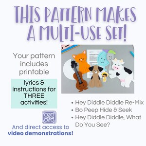 PDF Pattern Bundle of 7 Felt Board Circle Time Patterns | Rainbow Stew ...