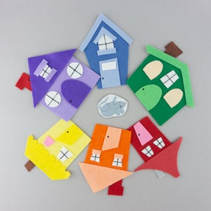 Felt Mouse Game: Preschool Teacher Story Time, Flannel Board House - Etsy