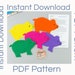 PDF Pattern for Halloween Ghost Felt Board & Flannel Board Circle Time ...
