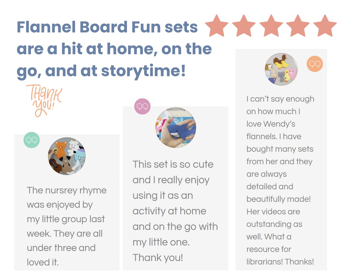 Bear Felt Board or Flannel Board Story Set Librarian Story - Etsy