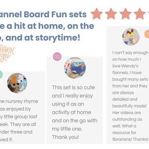 Kitty Cat Felt Board Story Set for Library Storytime and Preschool or ...