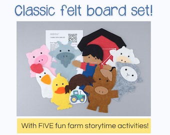 Felt Board Song Set: Old Macdonald Had a Farm - Etsy