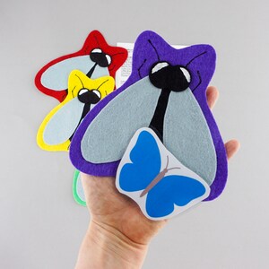 Five Flies Circle Time Felt Board Story | Color, Counting, Bug Flannel ...