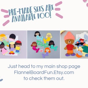 Five Friends Felt Board Pattern: Multicultural Kids Circle Time (PDF ...