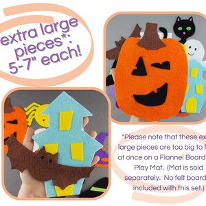 Halloween Felt Board Story Set: Circle Time, Preschool Learning - Etsy