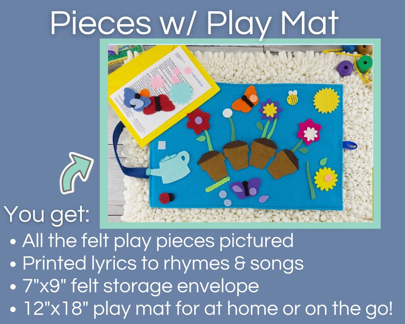 Butterfly & Flower Garden Creative Toy Montessori Preschool - Etsy