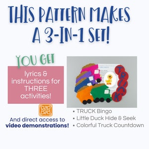 PDF Pattern Bundle of 4 Felt Board Circle Time Patterns | Five ...