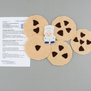 Five Cookies Felt Board Story: Baking Circle Time Activity - Etsy